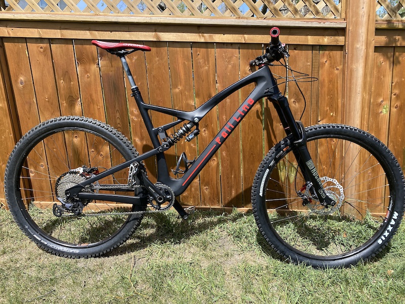 2021 custom, full carbon, all mountain bike build (XL) For Sale