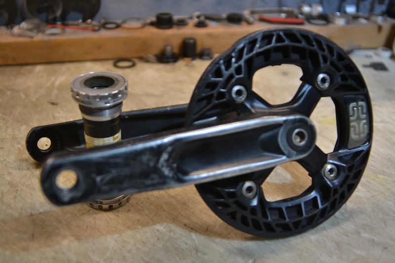 Raceface Respond 83mm BB, chainring and bash guard For Sale