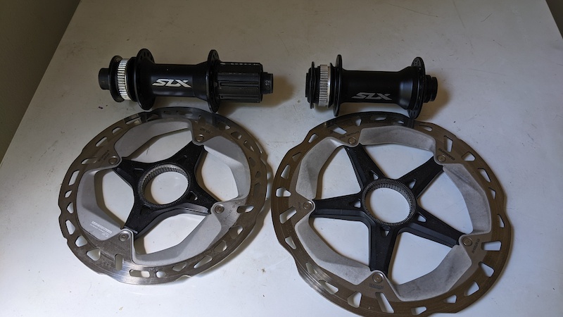 Shimano SLX Hubs w/Rotors For Sale