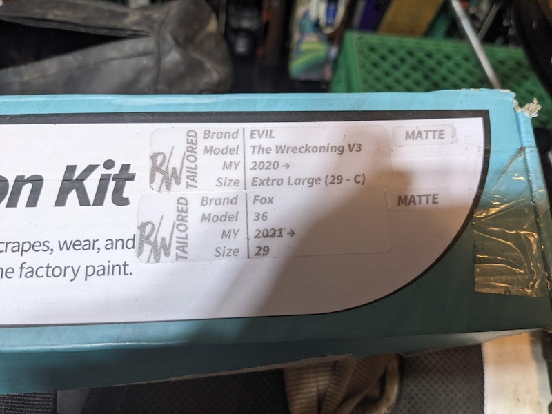 2022 Ride Wrap Tailored Matte Kit for Evil Wreckoning v3 XL For Sale