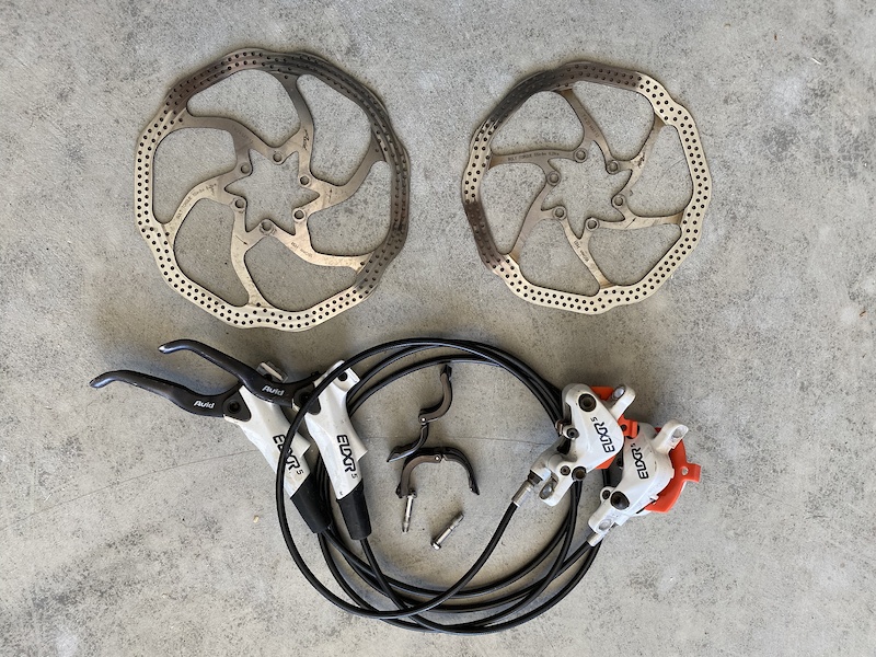 2014 Avid Elixir 5 Brake Set w/ Rotors For Sale