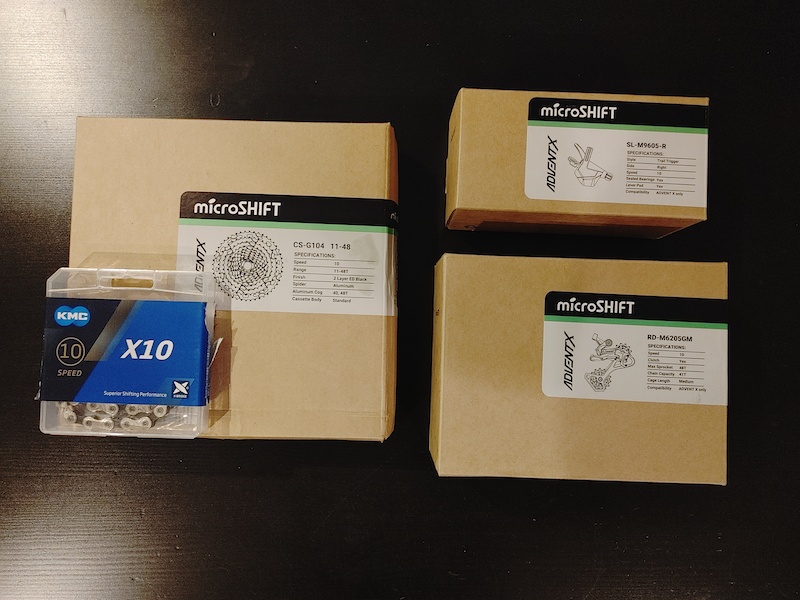 2021 Microshift Advent X drivetrain groupset For Sale