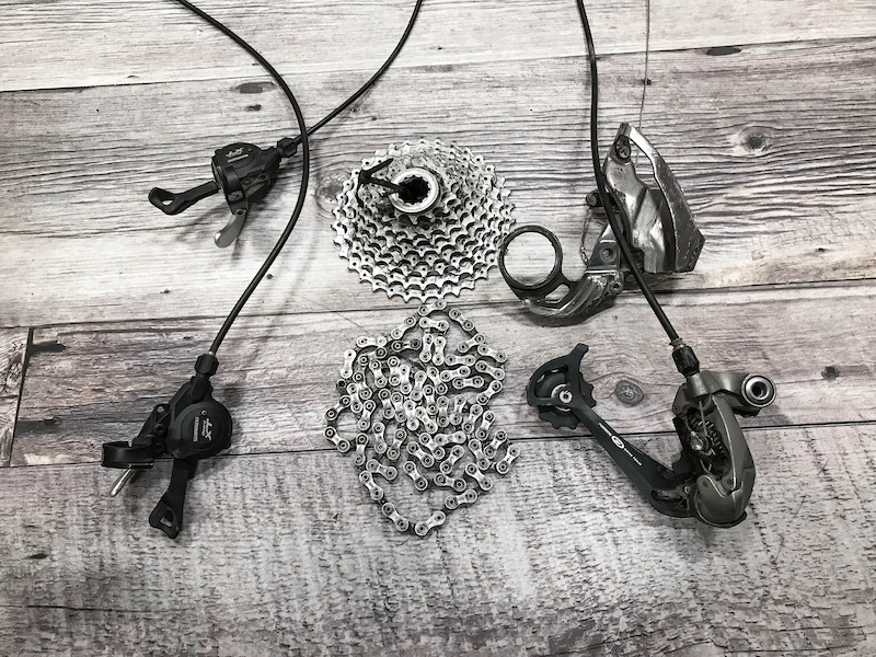 2006 Shimano LX 3X9 drivetrain kit direct mount For Sale