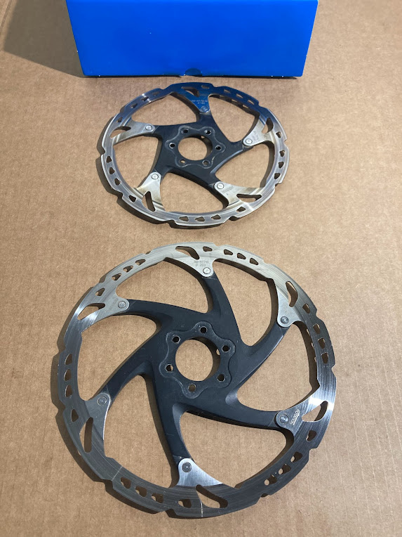 Shimano XT 203mm & 180mm Disc Rotors - 6-Bolt For Sale