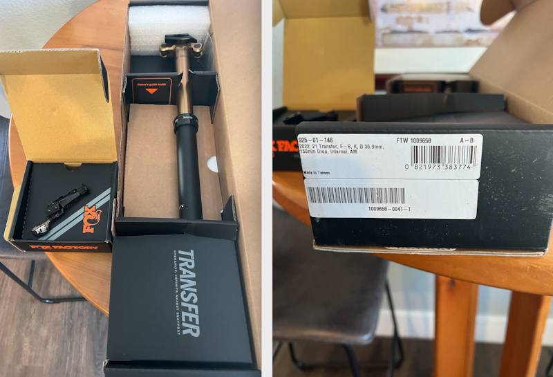 2022 Fox Transfer Post 150mm 30.9 For Sale