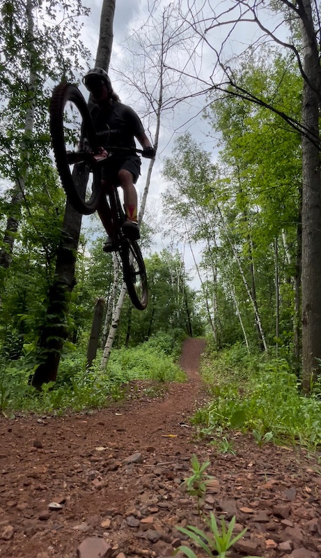 Expert Skills Loop - Jump Line Mountain Biking Trail - Crosby-Ironton