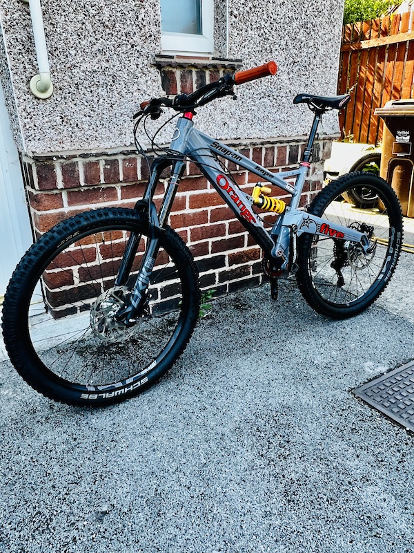 2017 Orange Five Custom build with ohlins shock For Sale