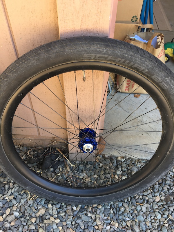 2017 Chris King w/Derby Carbon Rims, Blue, 32H For Sale