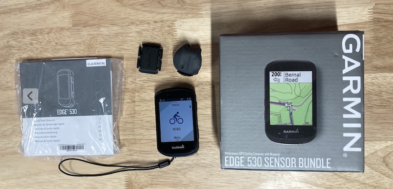 2021 Garmin Edge 530 + speed+cadence sensors For Sale