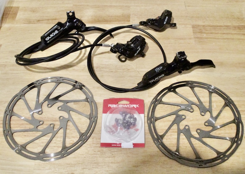 2019 sram guide brakes rotors Titanium bolts santa cruz For Sale