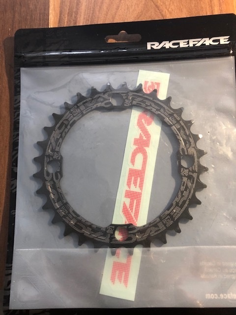 2020 RaceFace 1 Chainring 104 BCDX32 NarrowWide ring For Sale