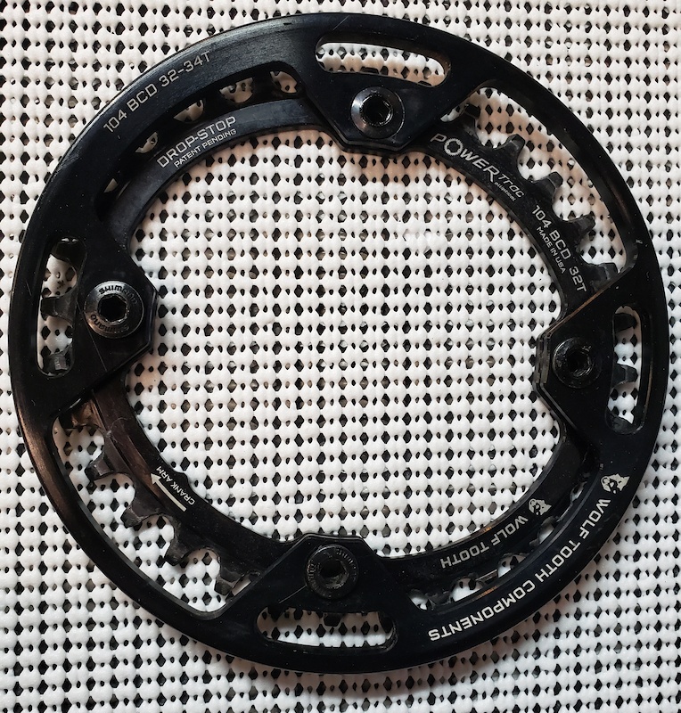 2021 Wolftooth oval 32t chanring & bash guard For Sale