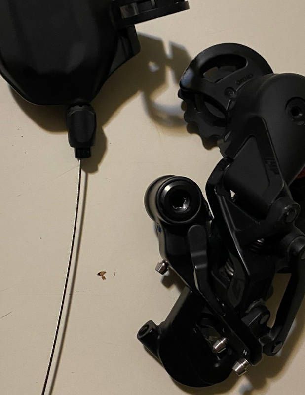 2022 TRP DH7 Rear Derailleur and Shifter - Black/Black For Sale