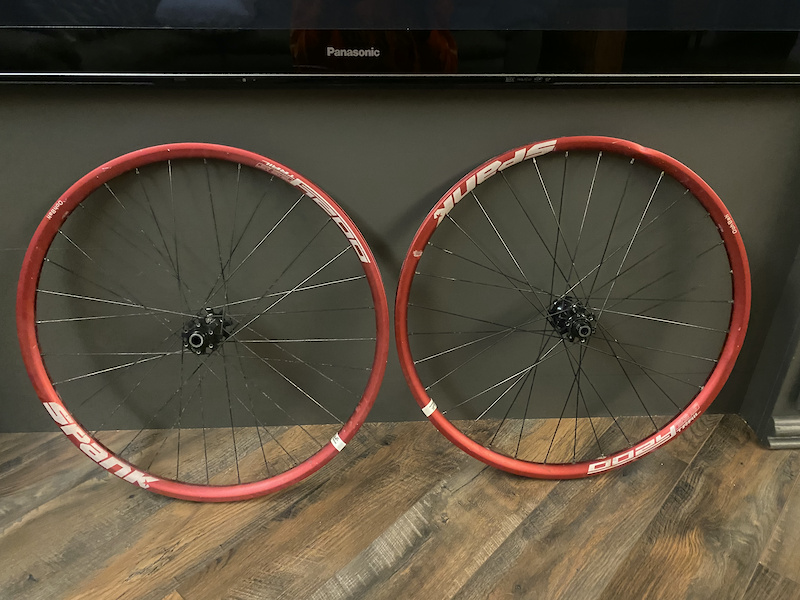 2021 Spank Oozy trail 295 wheels with Oozy boost 32 h hubs For Sale