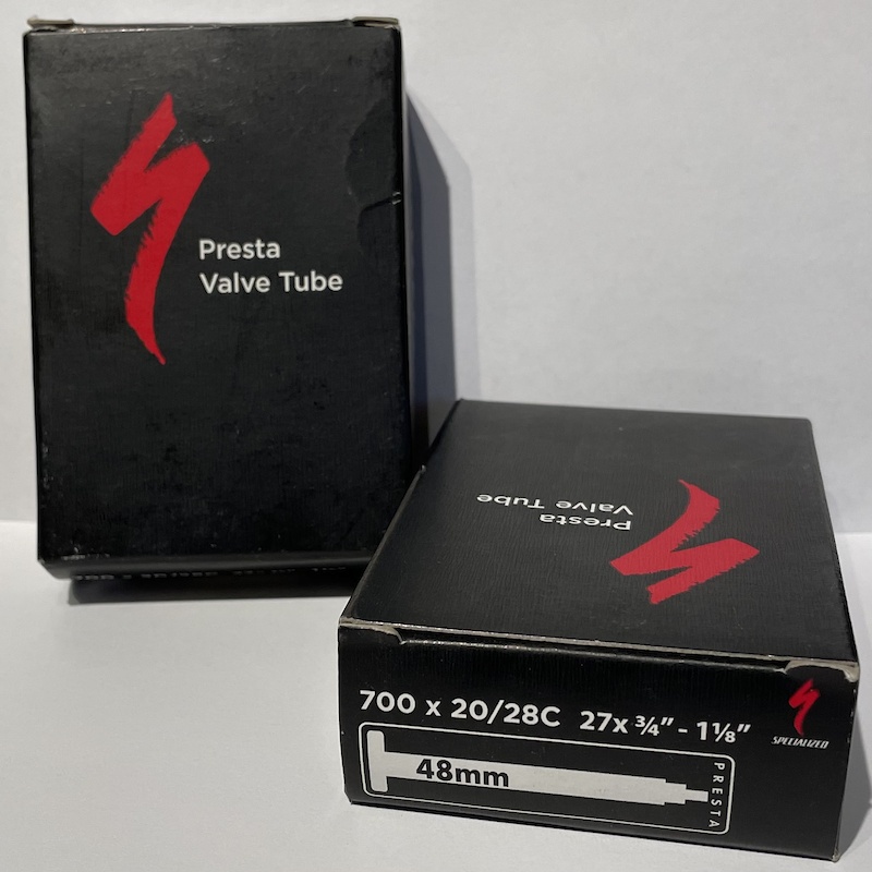 2x Specialized Road Tubes 700 x 20/28c 48mm Presta For Sale