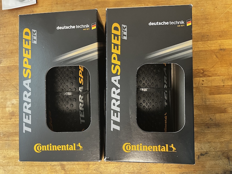 2022 Pair of Continental Terra Speed 650 x 40 tires For Sale