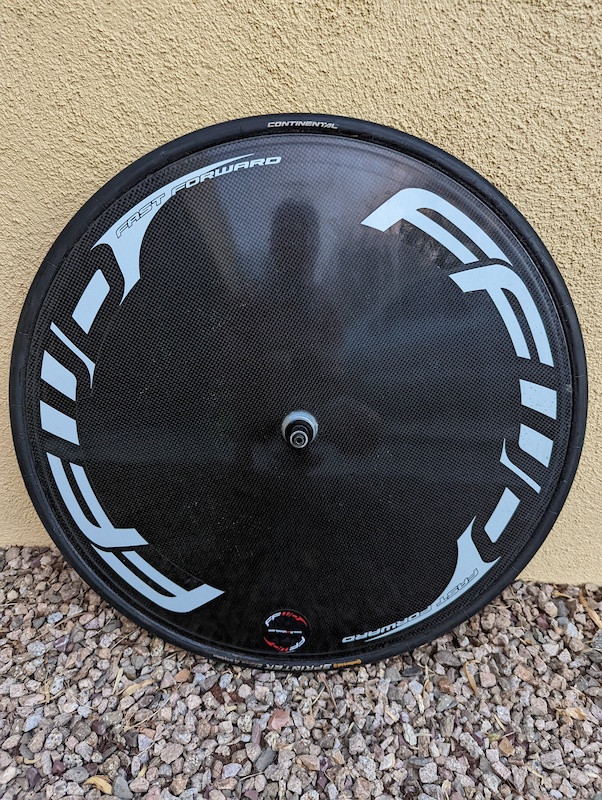 2014 FFWD carbon tubular full disc TT/Tri rear wheel 700C For Sale