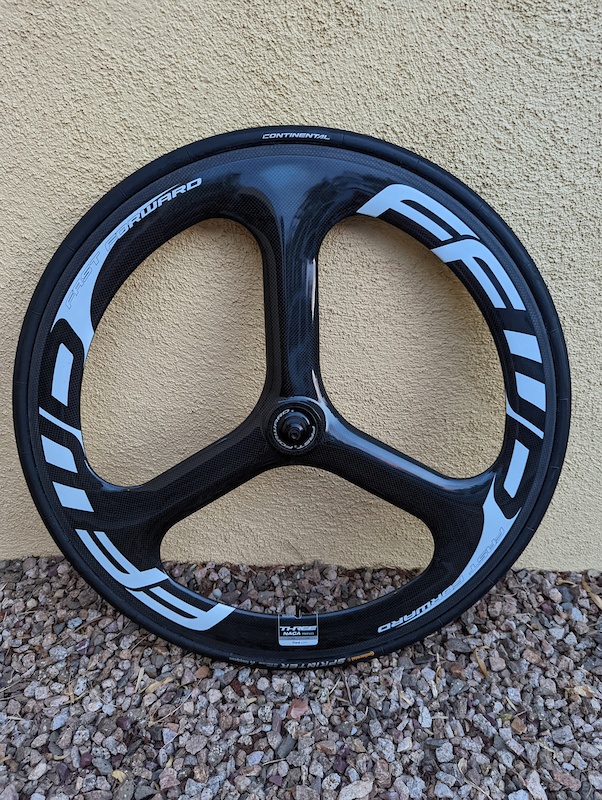 2019 FFWD Three carbon tubular front wheel TT/Tri 700C For Sale