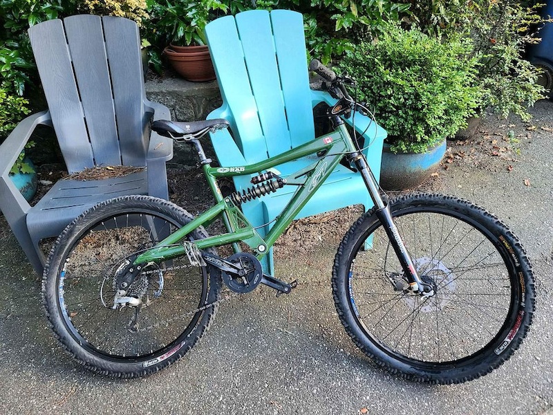 2009 Green Weyless 67 Full Suspension Mountain Bike For Sale