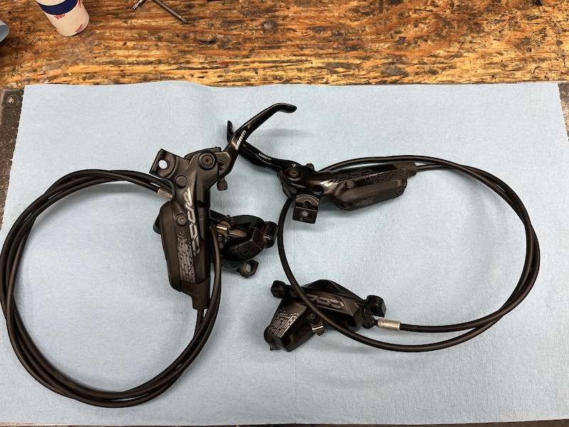 2022 New Front and Rear Sram Code R brakeset For Sale