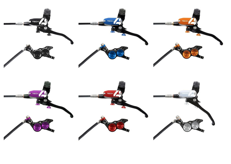 2022 Hope Tech 4 V4 Brakes w/Matching Rotors For Sale