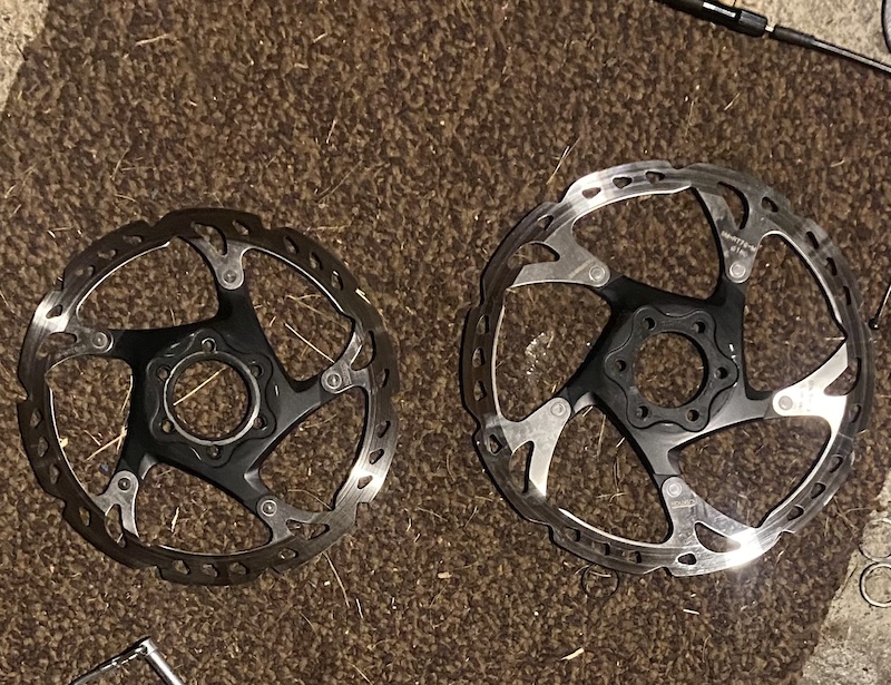 2021 Shimano XT RT86 6 bolt rotors 180/160 For Sale