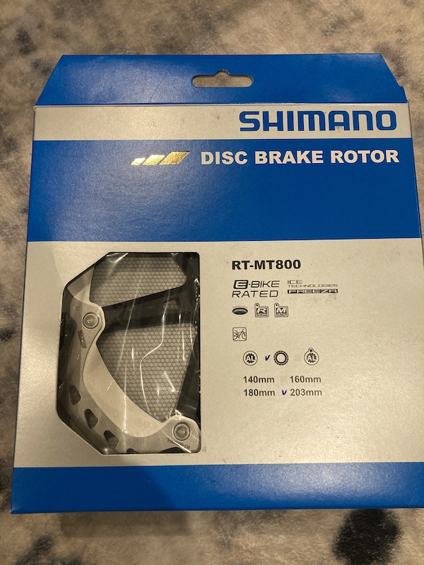 2022 New Shimano Brake Rotors RT-MT800 180/203 centerlock For Sale