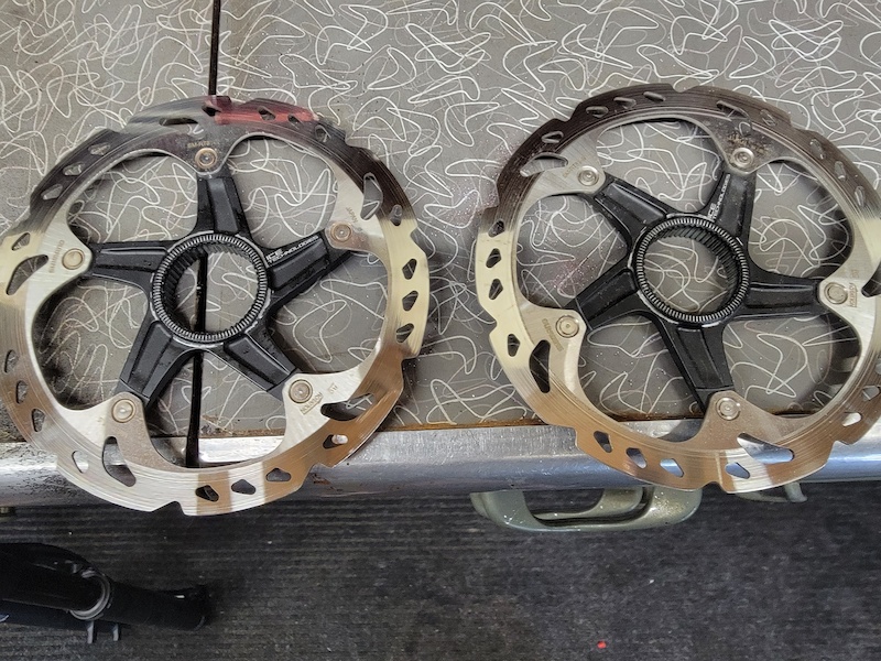 2020 Shimano RT81 Center Lock Ice Tech Rotors 160mm For Sale
