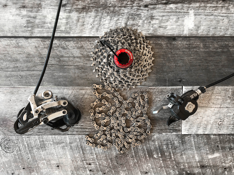 2007 Sram X9 1X9 drivetrain DH kit For Sale