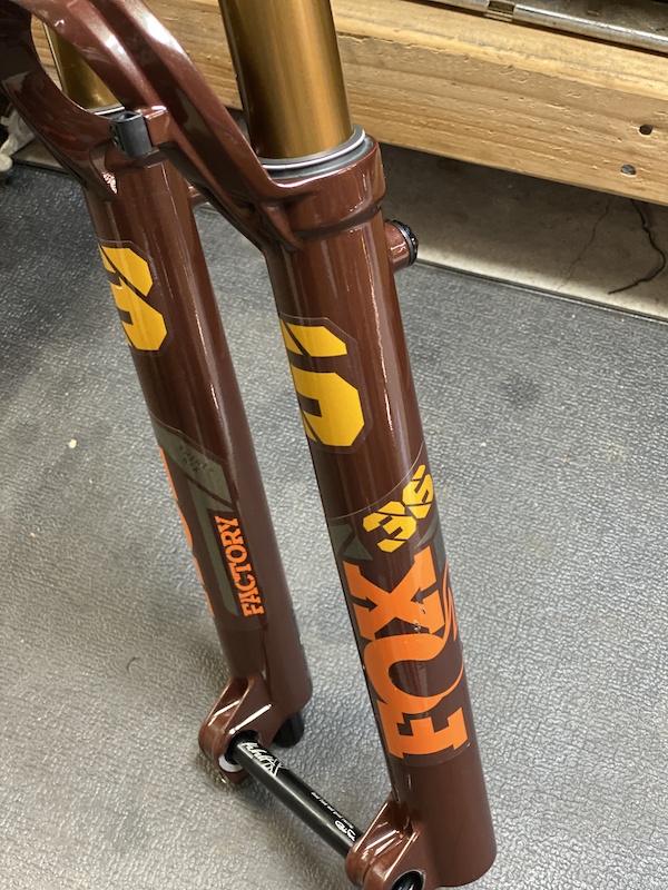 2021 FoX Factory 36 29 Grip2 Root Beer 44 140mm Take-Off For Sale