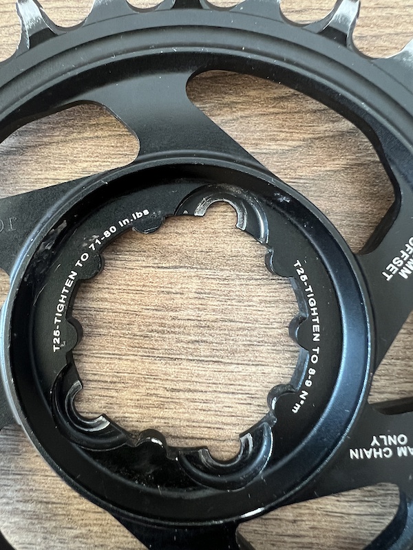 Bike front chain rings, 30T oval For Sale