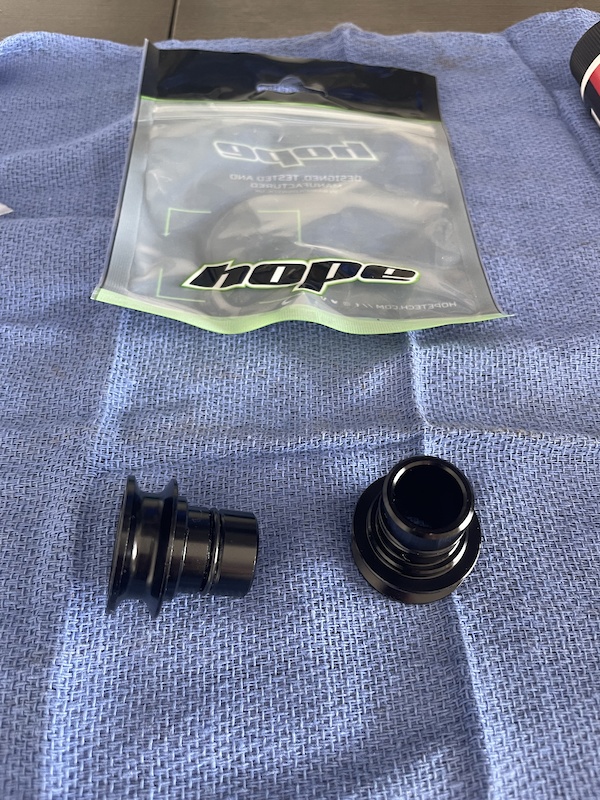 Hope Pro 4 front hub Torque Boost endcaps HUB485 For Sale