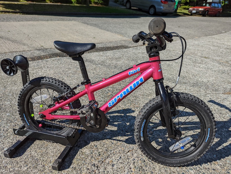 2015 Spawn Furi 14" Pink Kids Mountain Bike For Sale