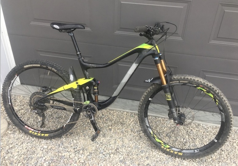 2017 Giant Trance Advanced Size Medium Carbon Frame For Sale