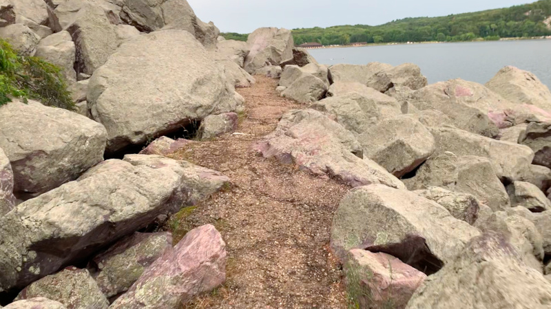 Tumbled Rocks Hiking Trail - Baraboo, Wisconsin