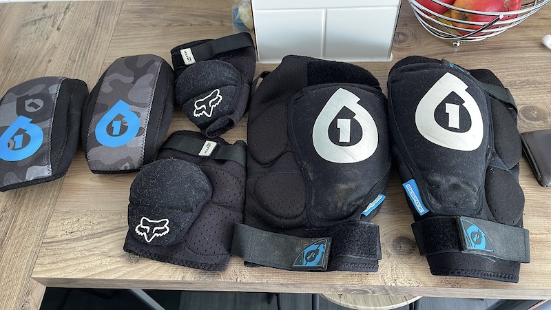 Knee pads and elbow pads free to good home For Sale
