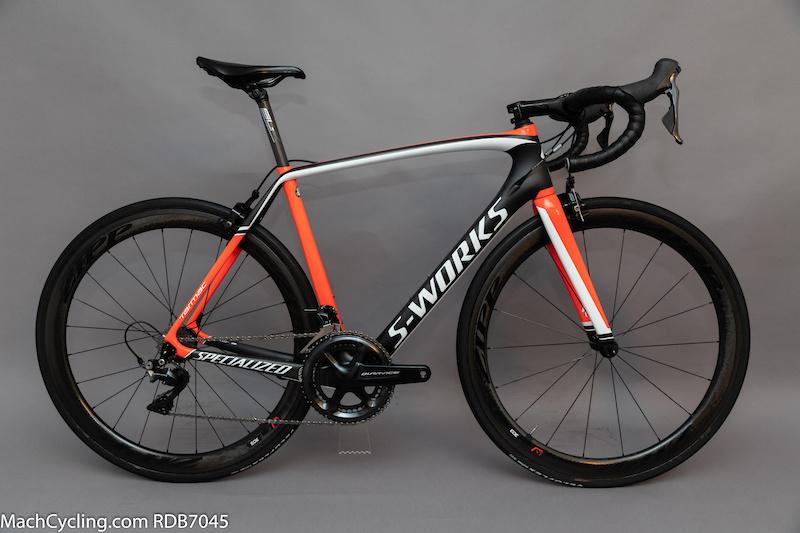 2017 Specialized Tarmac S-works SL5 Dura-Ace Black/Red 56cm For Sale