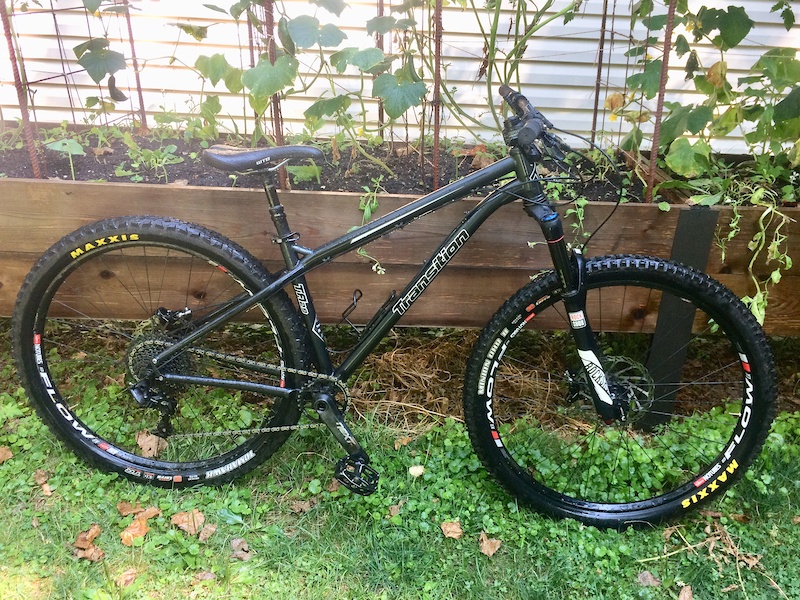 2016 Transition Trans AM 29er Steel Hardtail - I9 wheelset For Sale