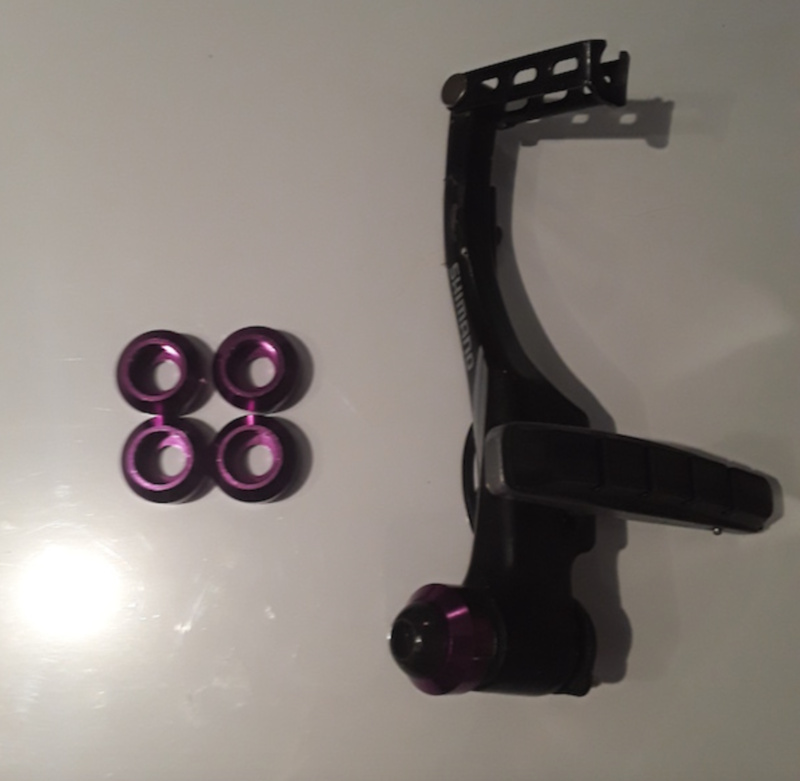 NEW Canti Brakes 3DV Purple Dress-Up Kit SHIPPED For Sale