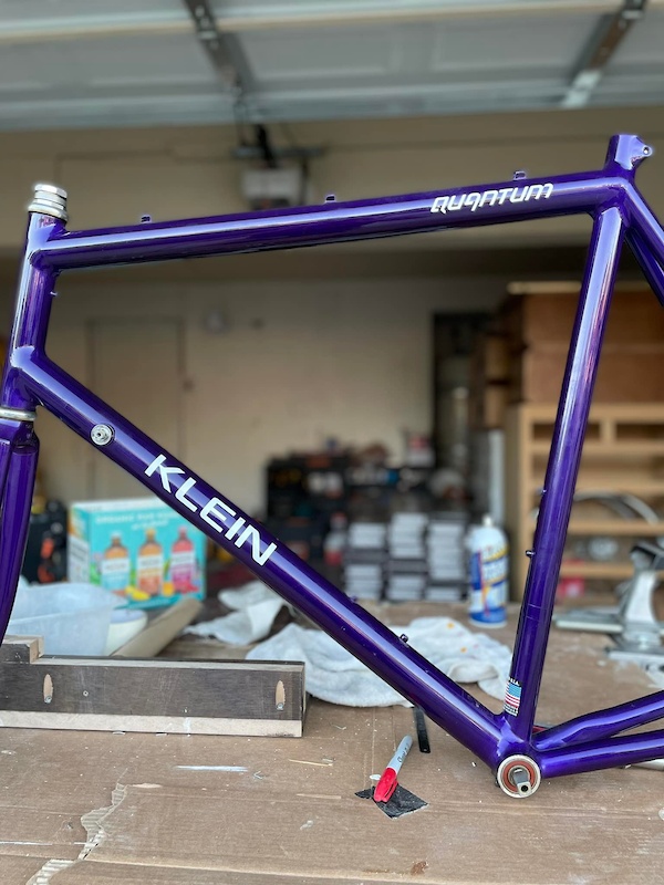 1990 Purple Klein Quantum 59cm Frameset For Sale