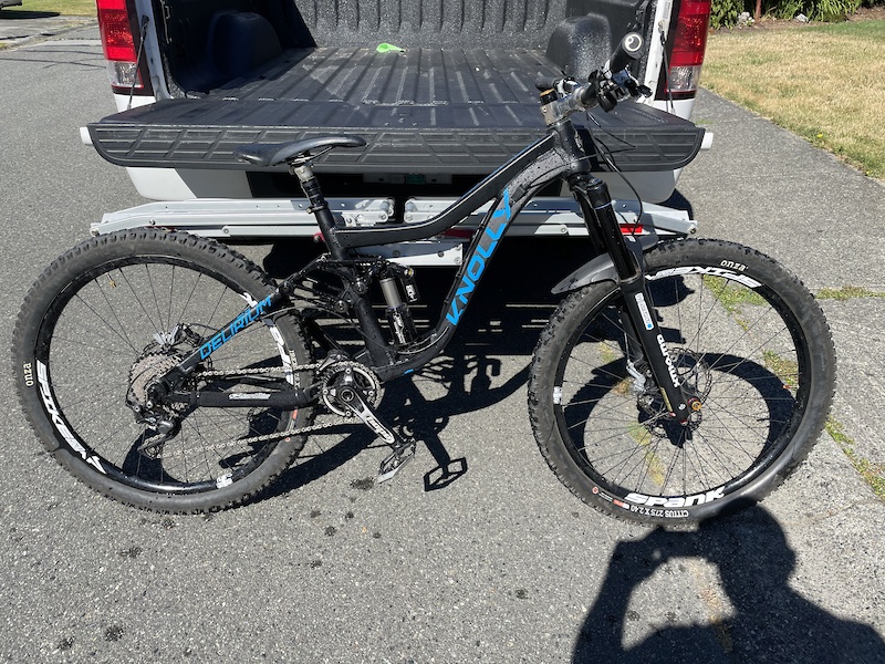 2018 Knolly Delirium 27.5, matte black and blue For Sale