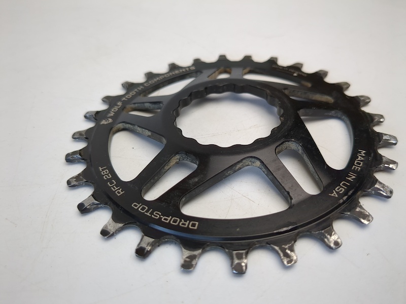 Wolftooth dropstop 28T cinch chainring black For Sale