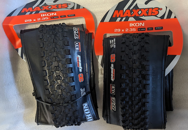 2022 Pair Maxxis Ikon 29X2.35 120TPI 3CMaxxSpeed For Sale