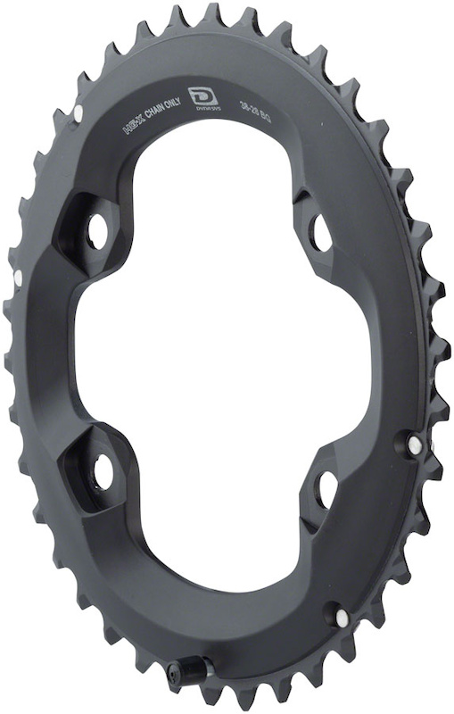 2022 Shimano Deore FC-M6000 Chainring - 36t, 10-Speed 2x For Sale