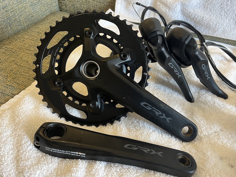 2021 Shimano GRX 2x11 Groupset 170mm Cranks For Sale