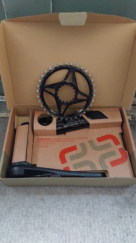 e*thirteen LG1 DH Race Carbon Cranks 73mm For Sale