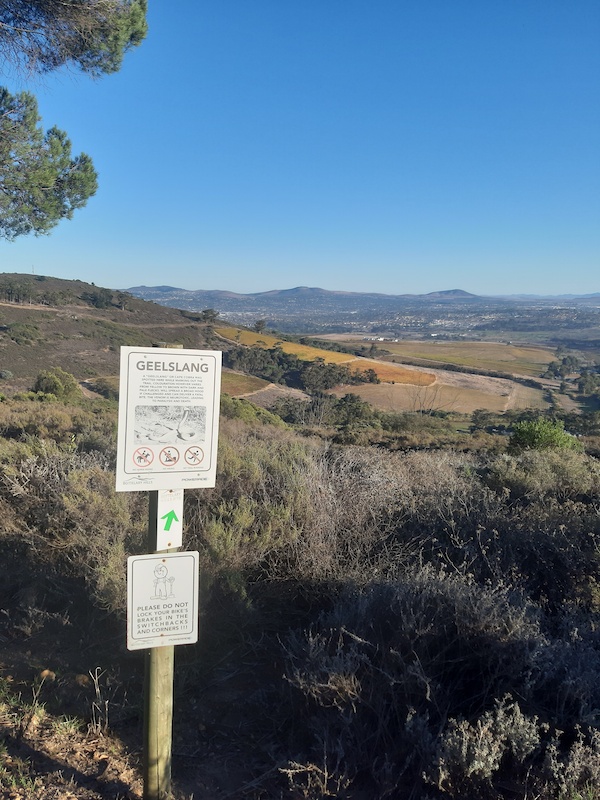 Green13-Geelslang Mountain Biking Trail - Stellenbosch