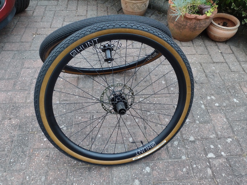 2022 HUNT 650B ADVENTURE CARBON DISC WHEELSET For Sale