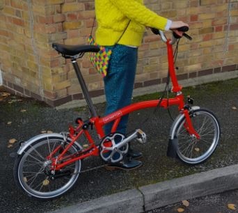 2017 Stolen red Brompton For Sale