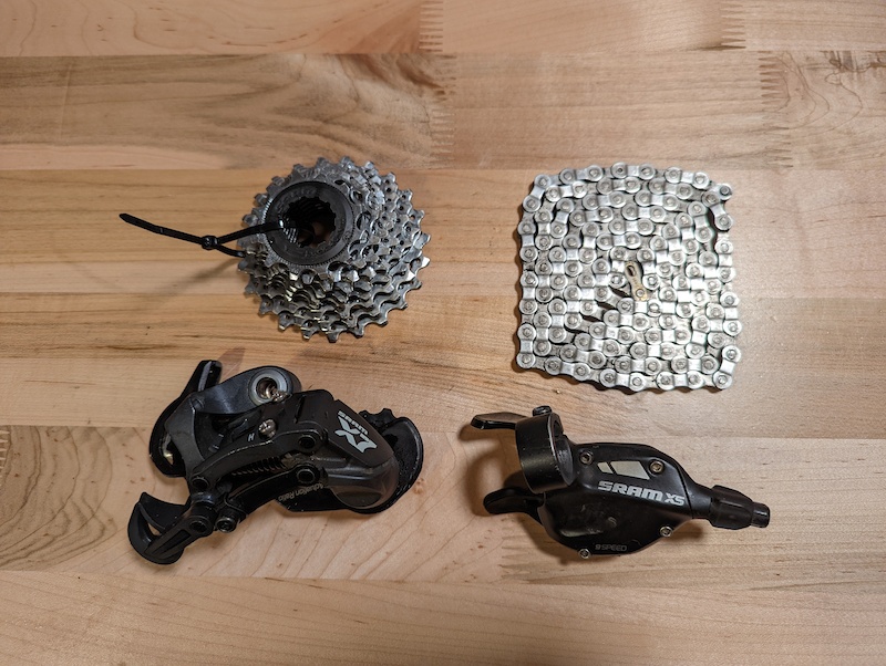 2021 SRAM 9 Speed 12-23 DH Drivetrain For Sale